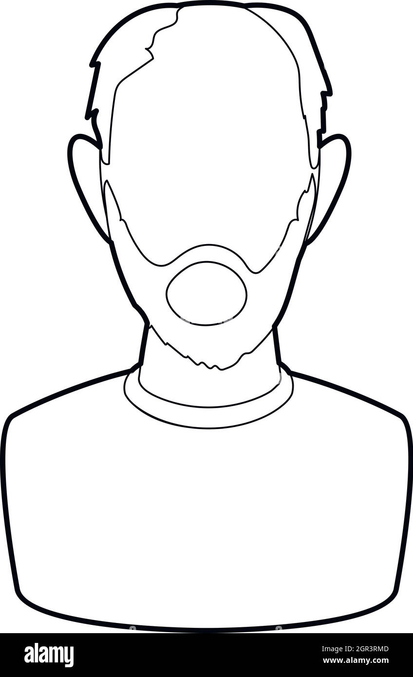 Pensioner old man icon hi-res stock photography and images - Alamy