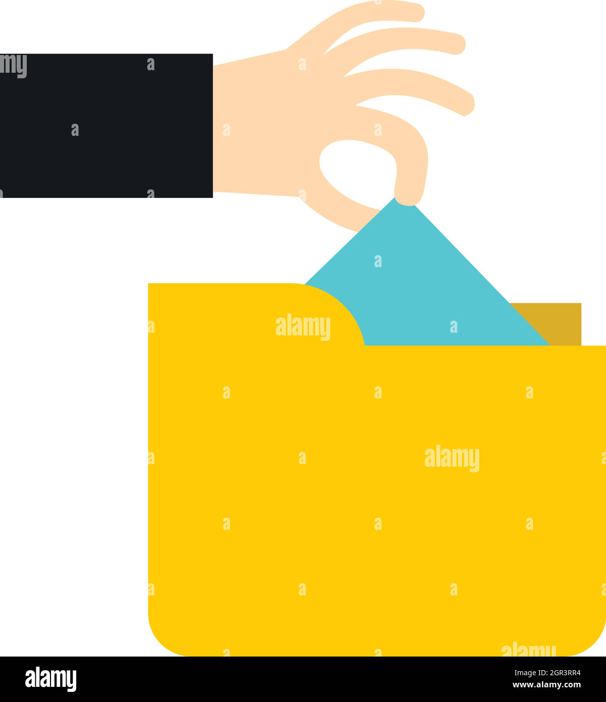 Internet hand virus Stock Vector Images - Alamy