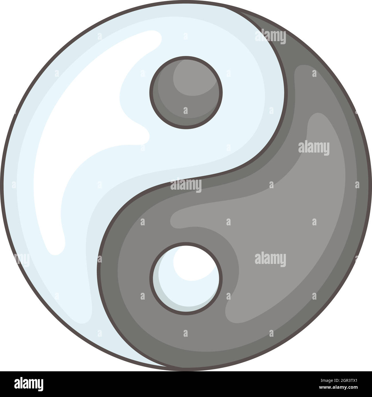 Yin yang in Stock Vector Images - Alamy