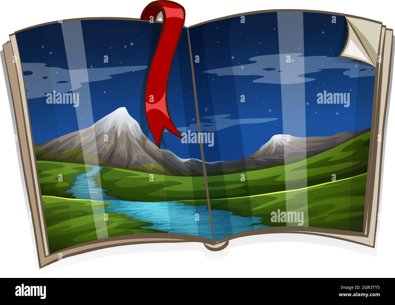 Mountain path snow Stock Vector Images - Alamy