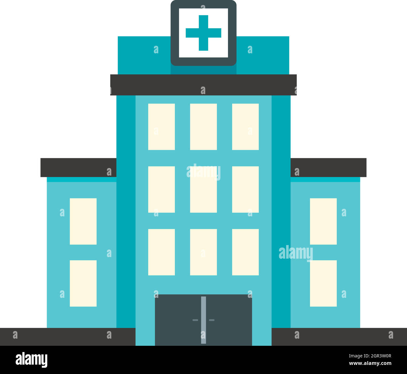 Front entrance sign building Stock Vector Images - Alamy