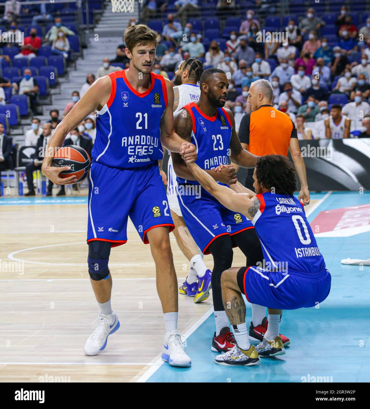 Madrid, Spain. 30th September 2021; Madrid, Spain: Euroleague ...