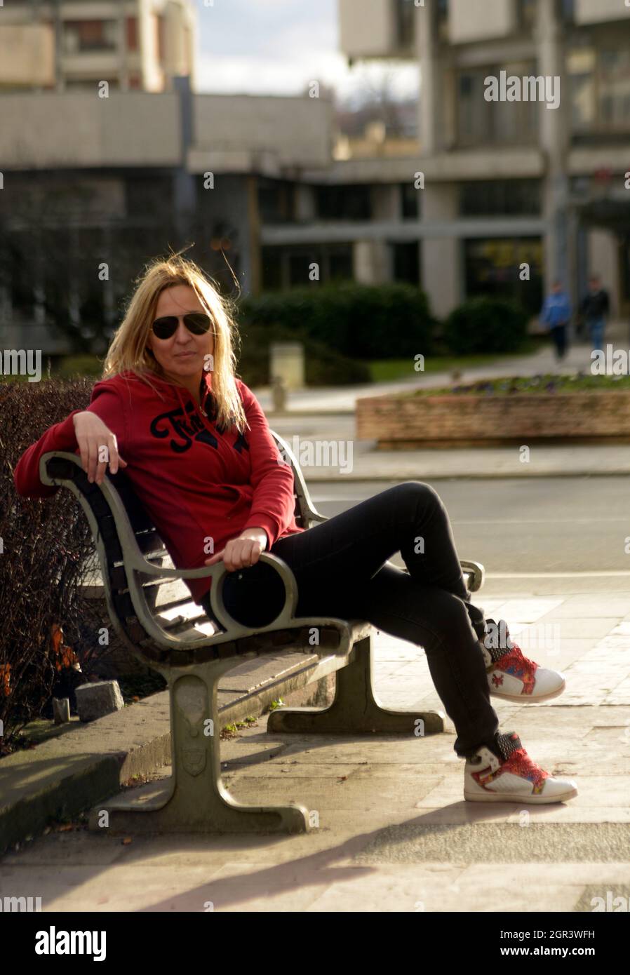 Beautiful rock girl Stock Photo - Alamy