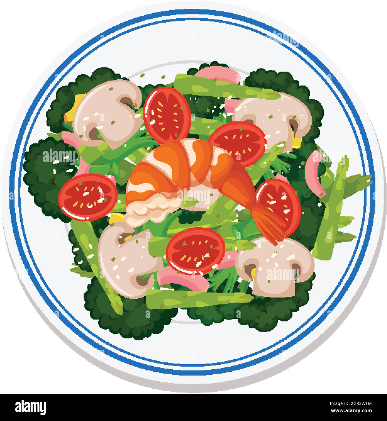 Food plate Stock Vector Images - Alamy