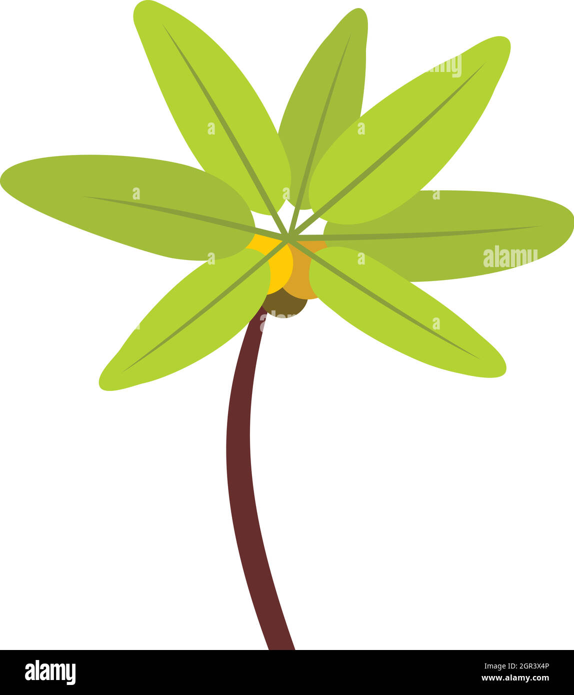 Tropical palm tree icon, flat style Stock Vector Image & Art - Alamy