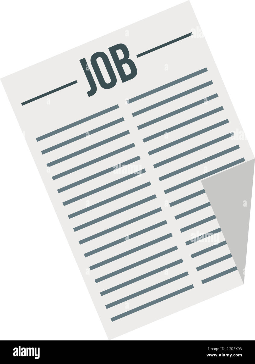 Illustration newspaper magnifier Stock Vector Images - Alamy