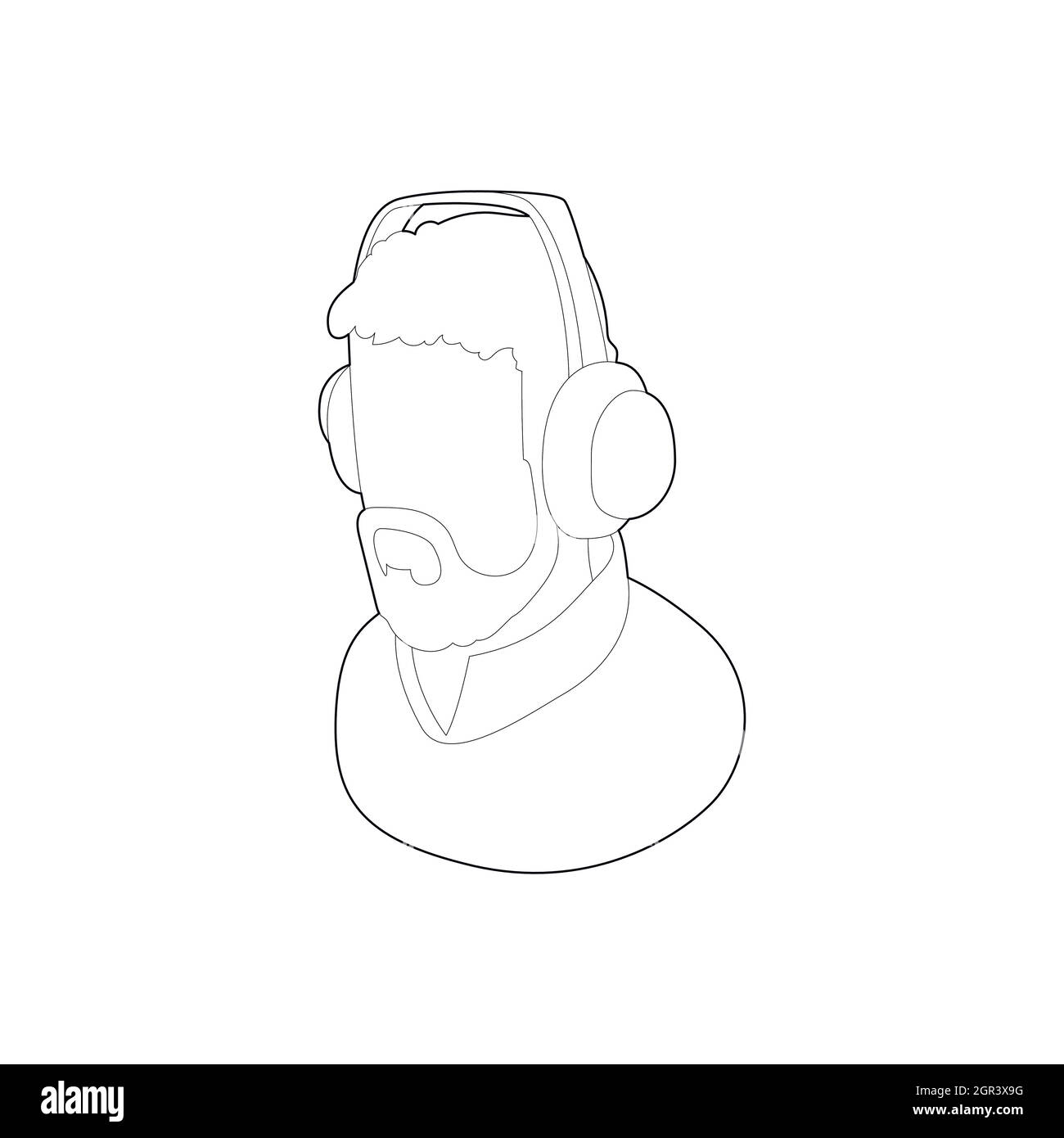 Radio newsreader Stock Vector Images - Alamy