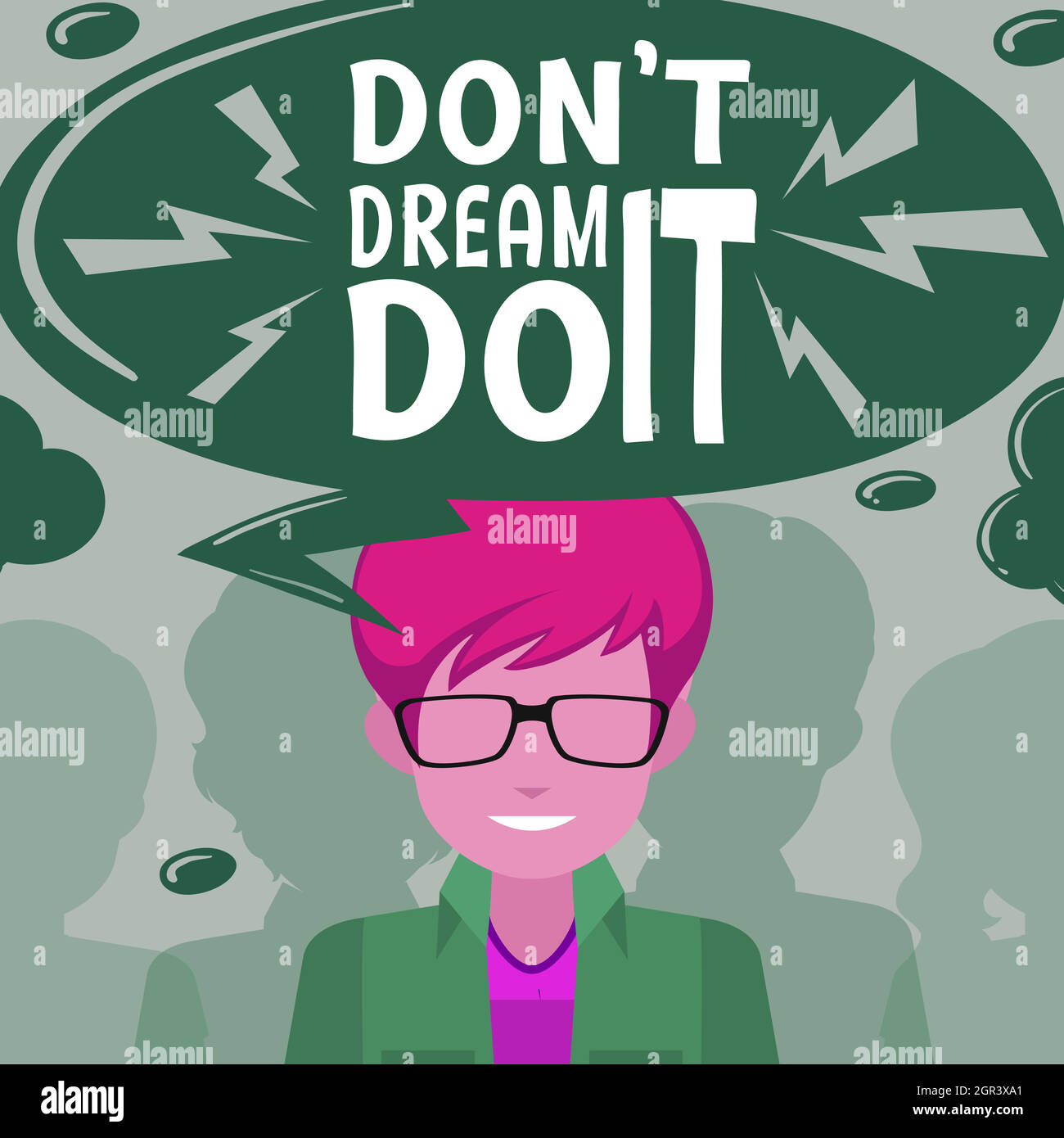 Inspiration poster with picture and text Stock Vector Image & Art - Alamy