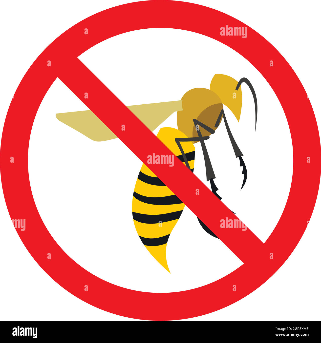 Wasps sting Stock Vector Images - Alamy
