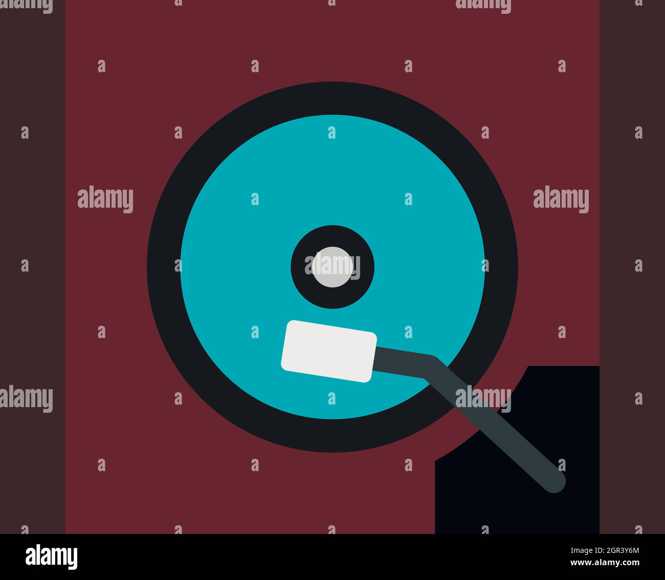 HDD icon in flat style Stock Vector Image & Art - Alamy