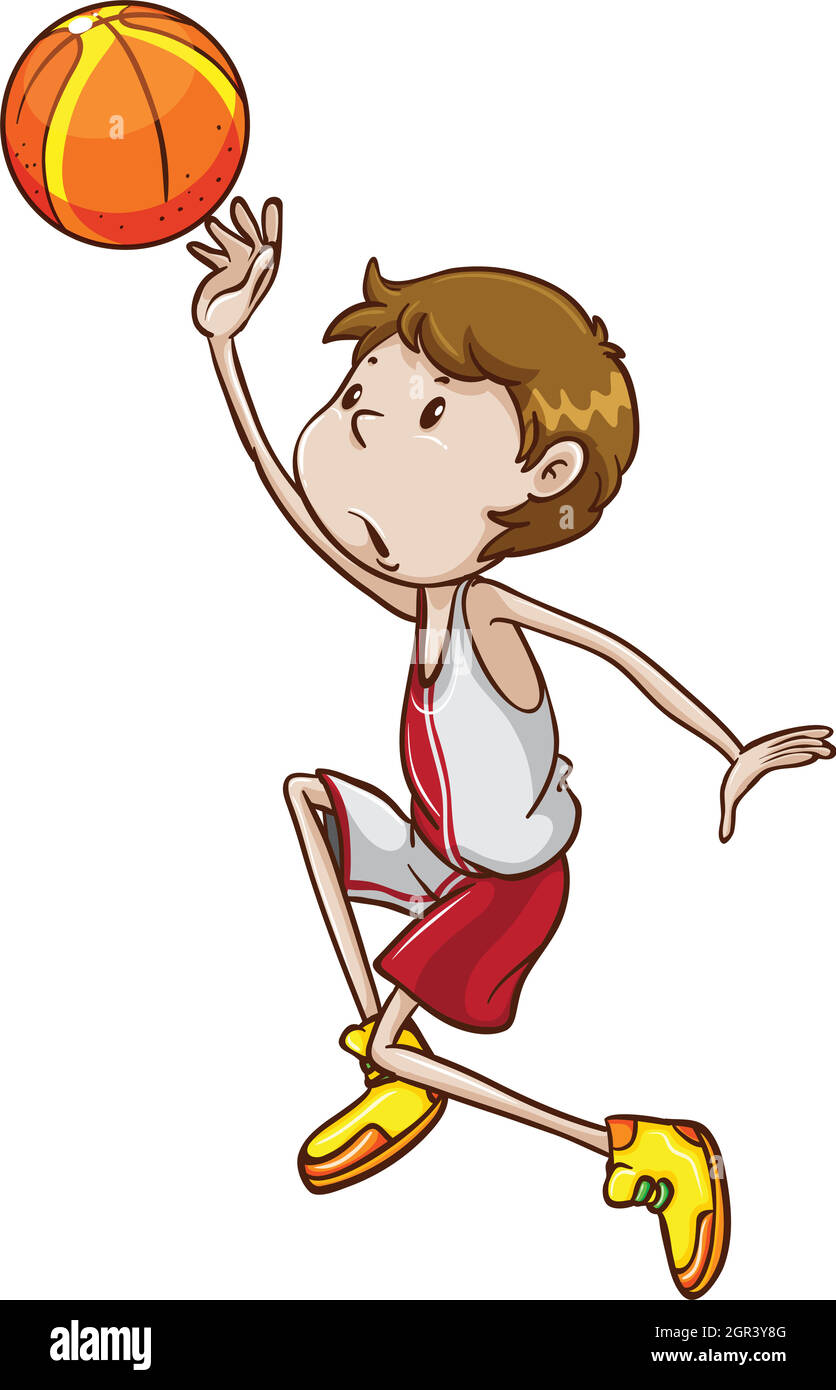 Shooting basketball Stock Vector Images - Alamy