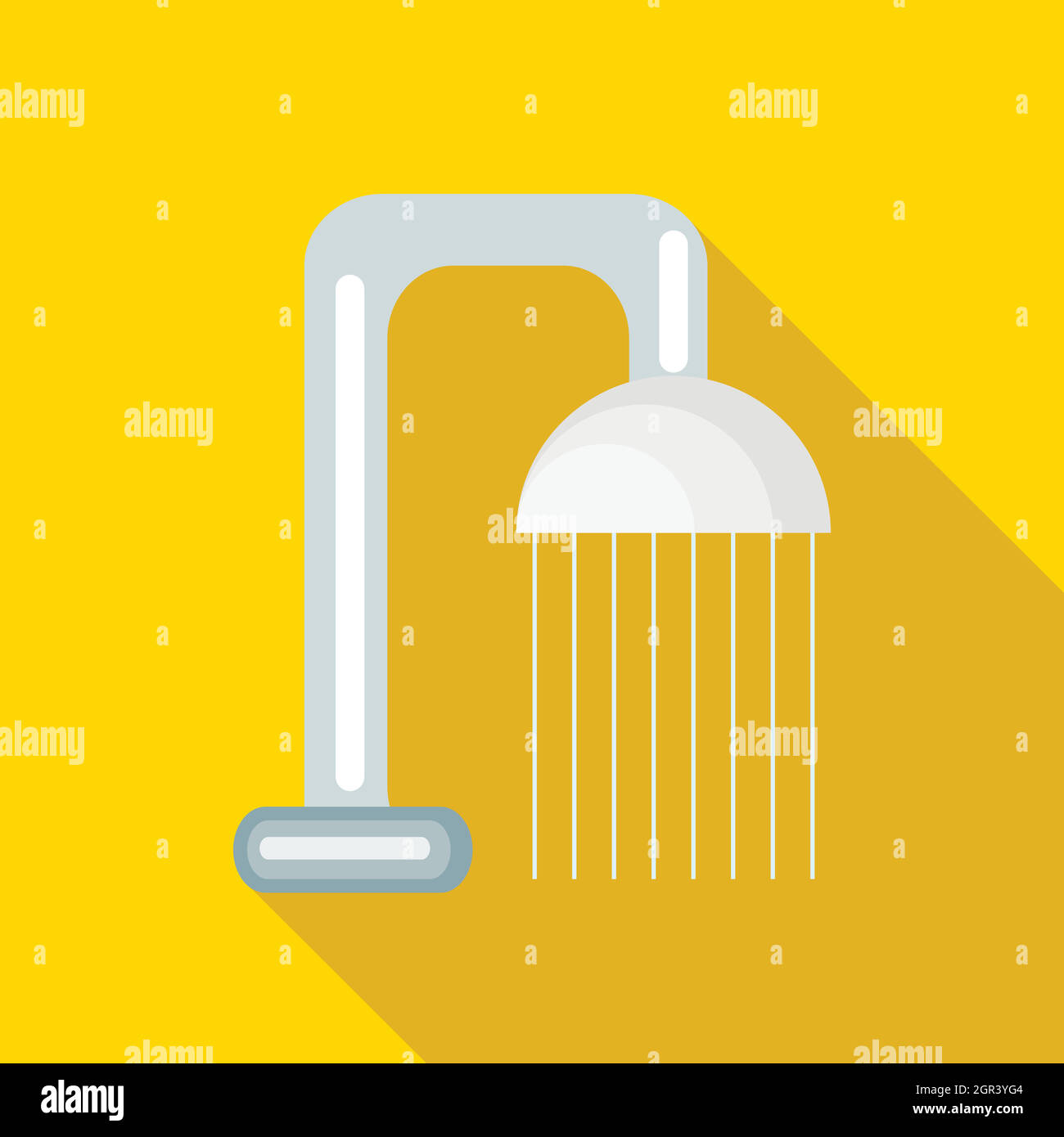 Isolated rain shower Stock Vector Images - Alamy