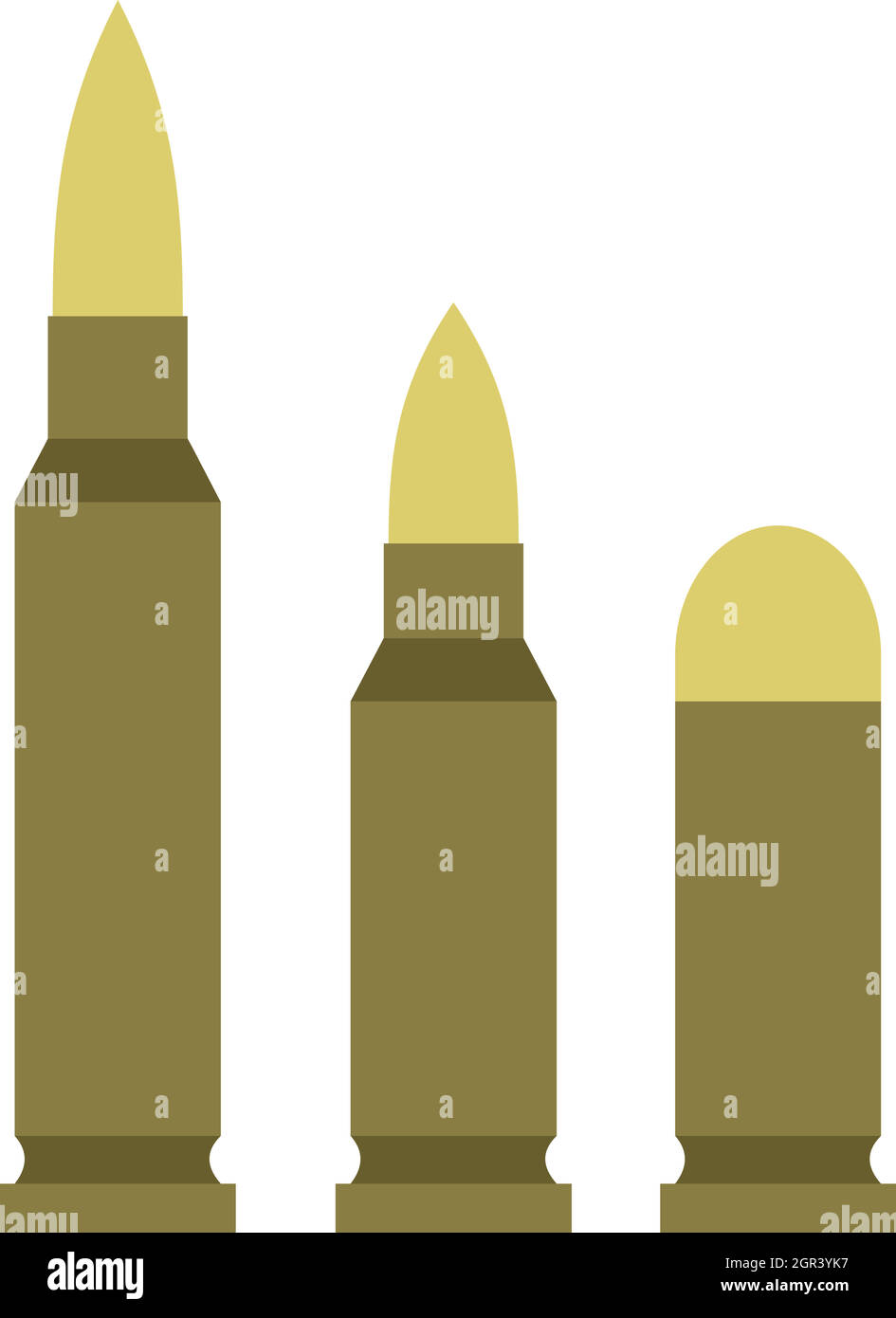 Bullets icon in flat style Stock Vector Image & Art - Alamy