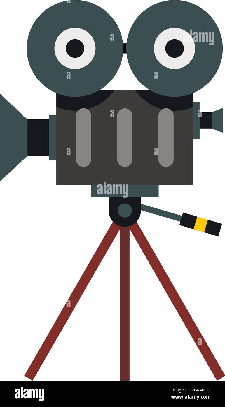 Camera tripod icon flat Stock Vector Images - Alamy