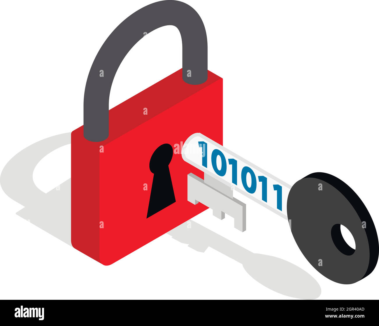 3d padlock key safety metal lock security hi-res stock photography and ...