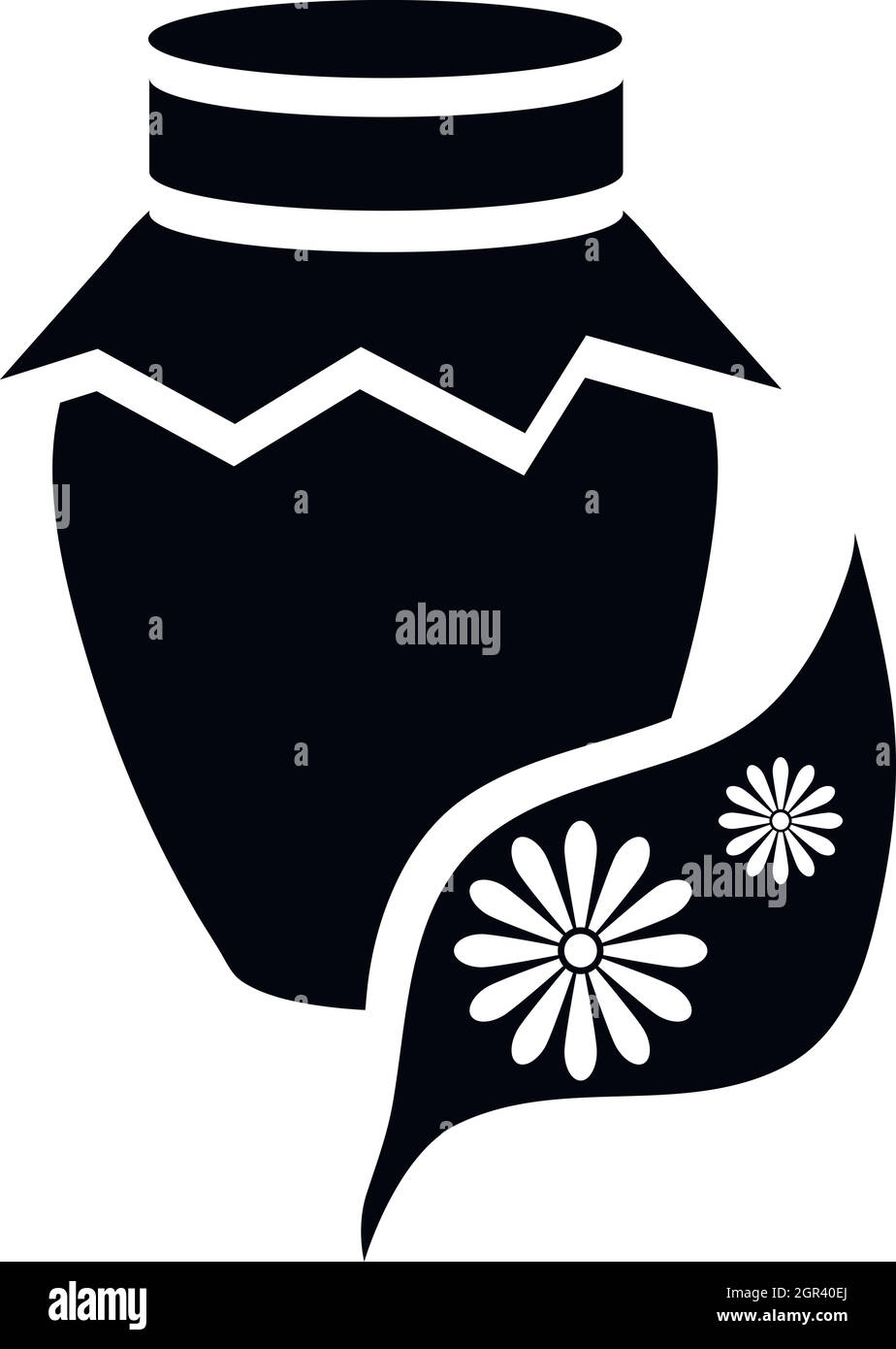 Jam jar icon simple Stock Vector Images - Alamy