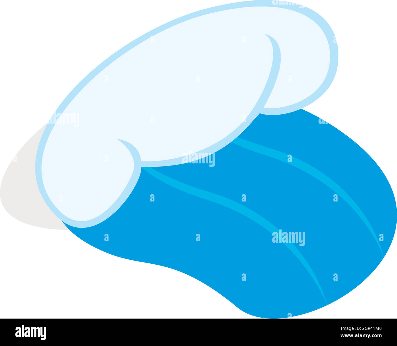 Blue ocean water wave Stock Vector Images - Alamy