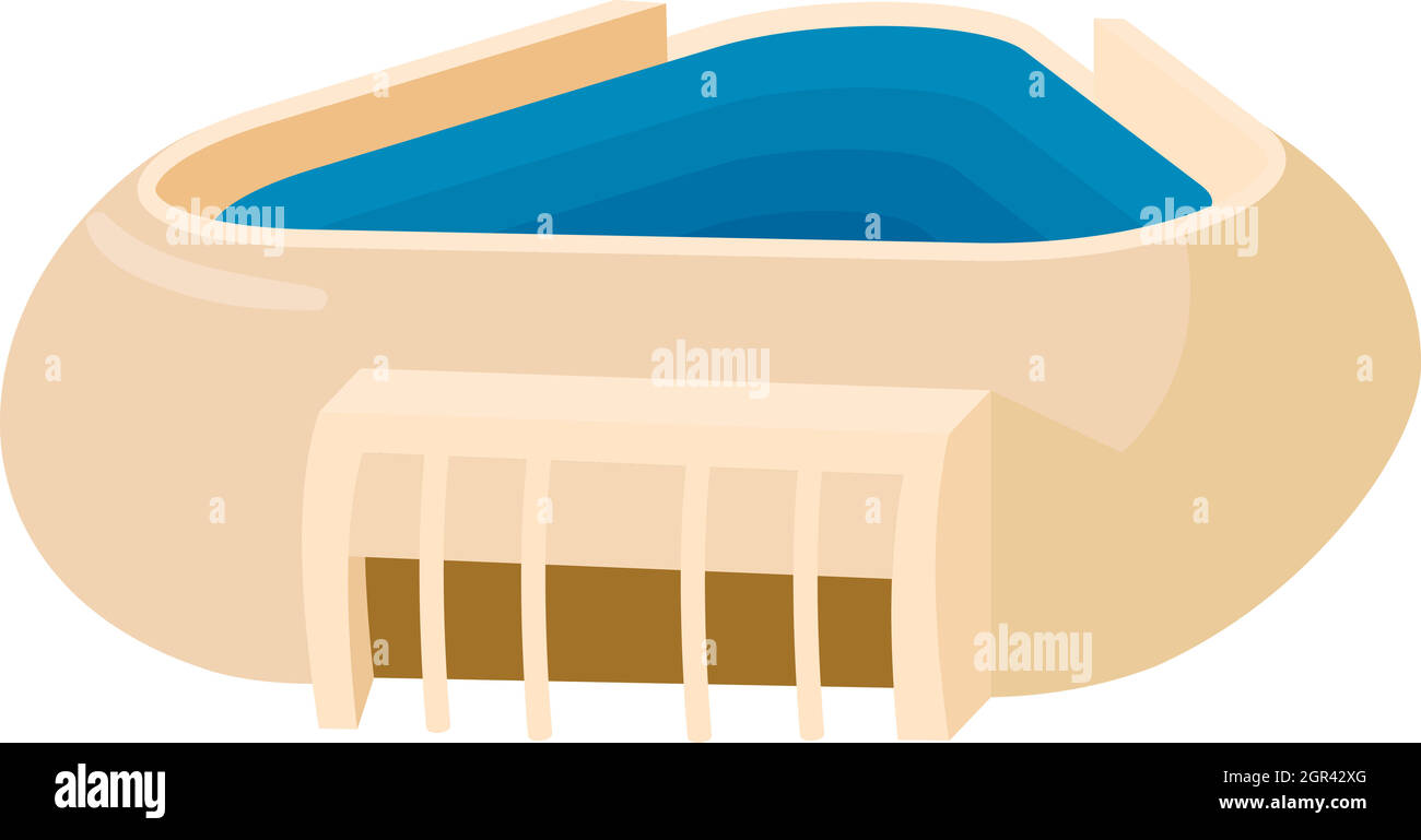 Triangular stadium icon, cartoon style Stock Vector Image & Art - Alamy
