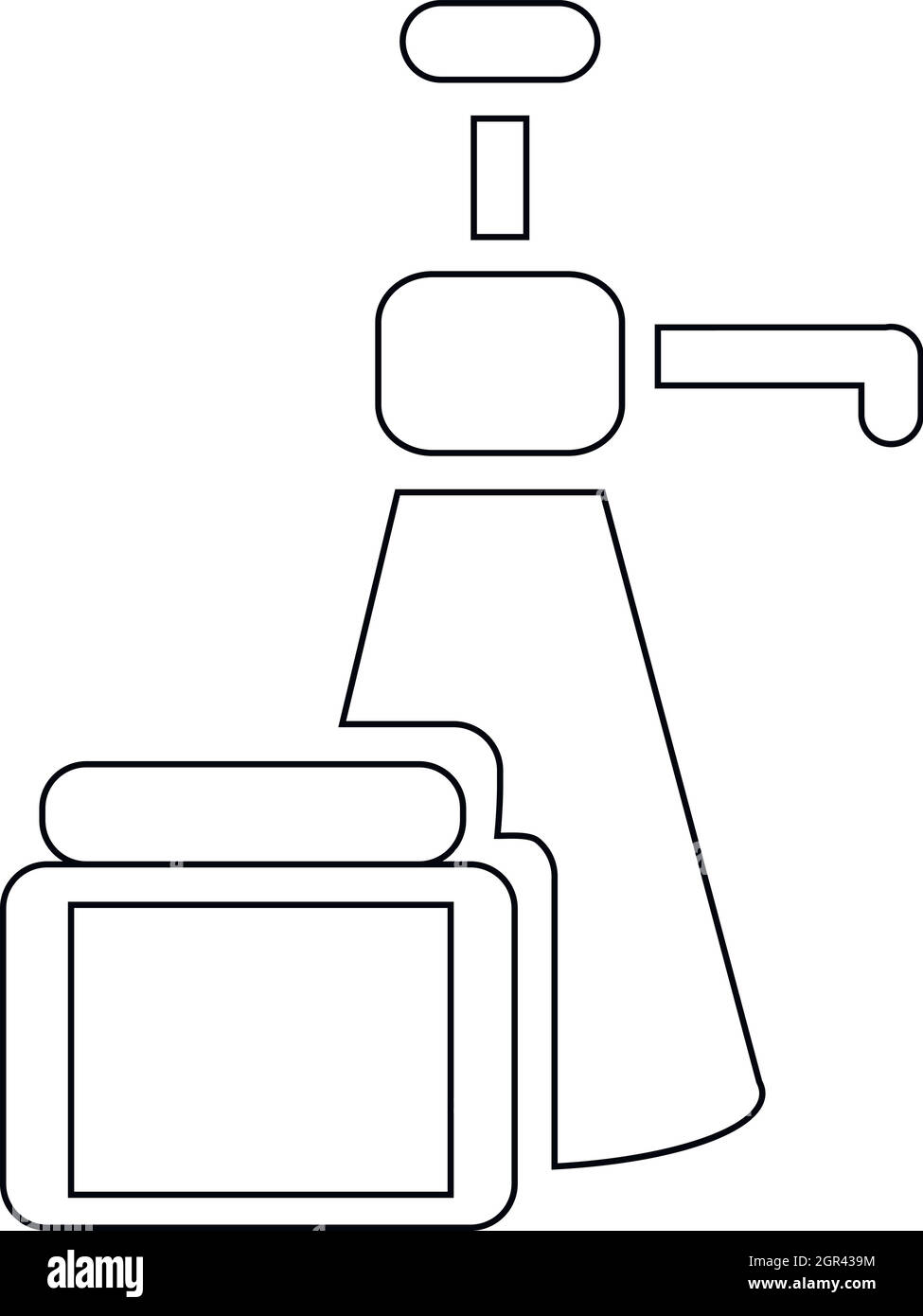 Hair beauty care products Stock Vector Images - Alamy