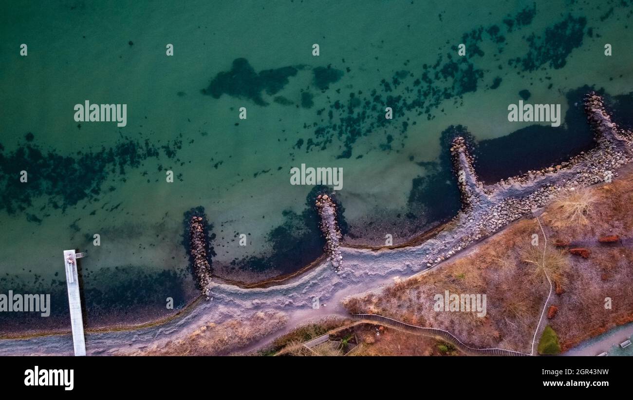Beach From Above Stock Photo - Alamy