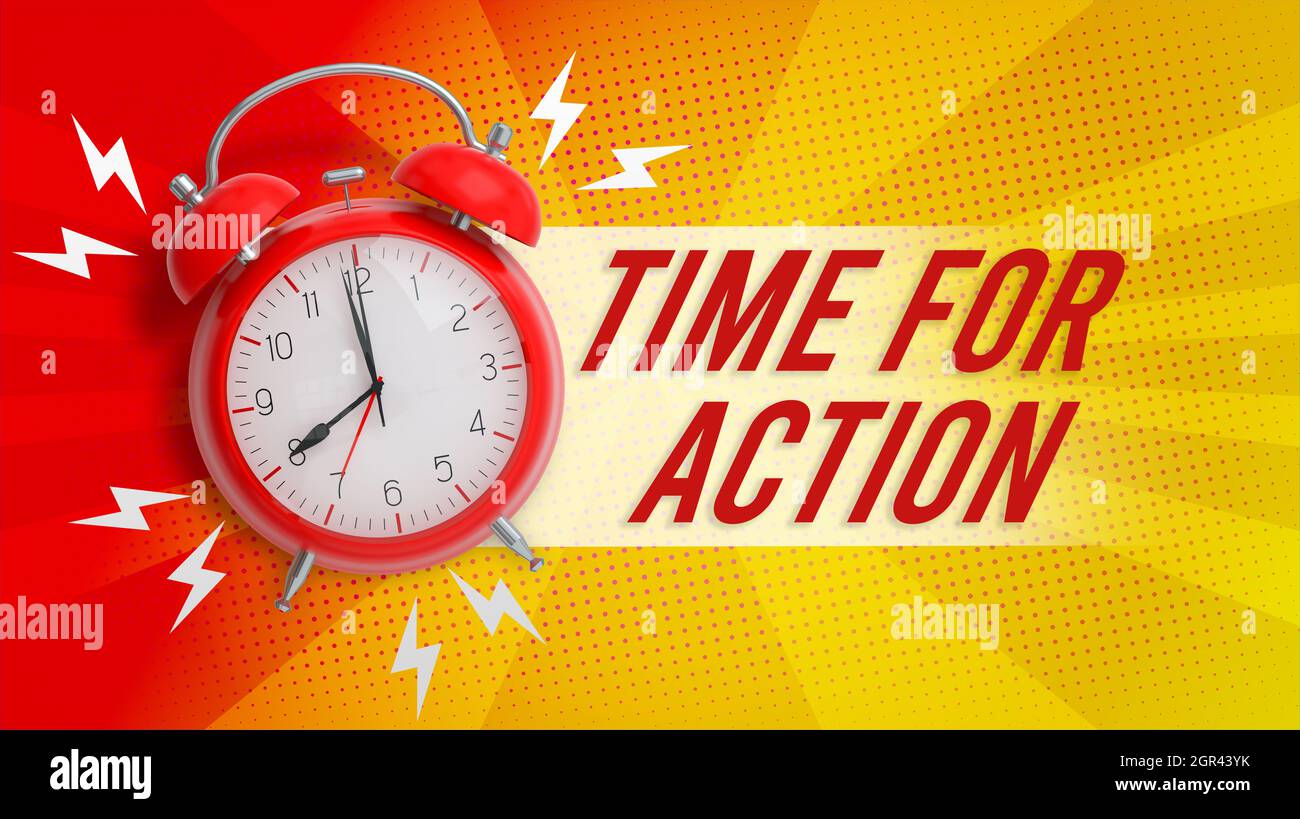 Time for action Stock Photo - Alamy