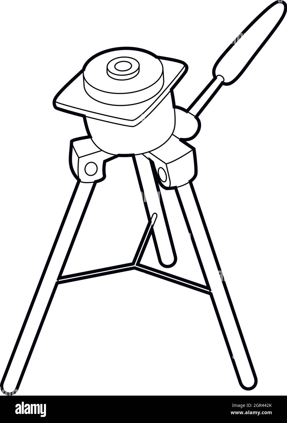 Support stand icon outline Stock Vector Images - Alamy