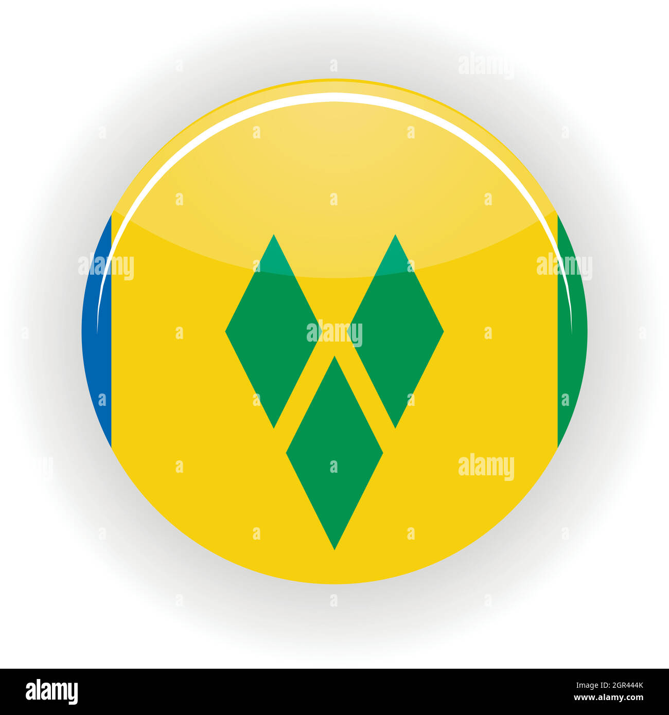 Saint Vincent and Grenadines icon circle Stock Vector Image & Art - Alamy