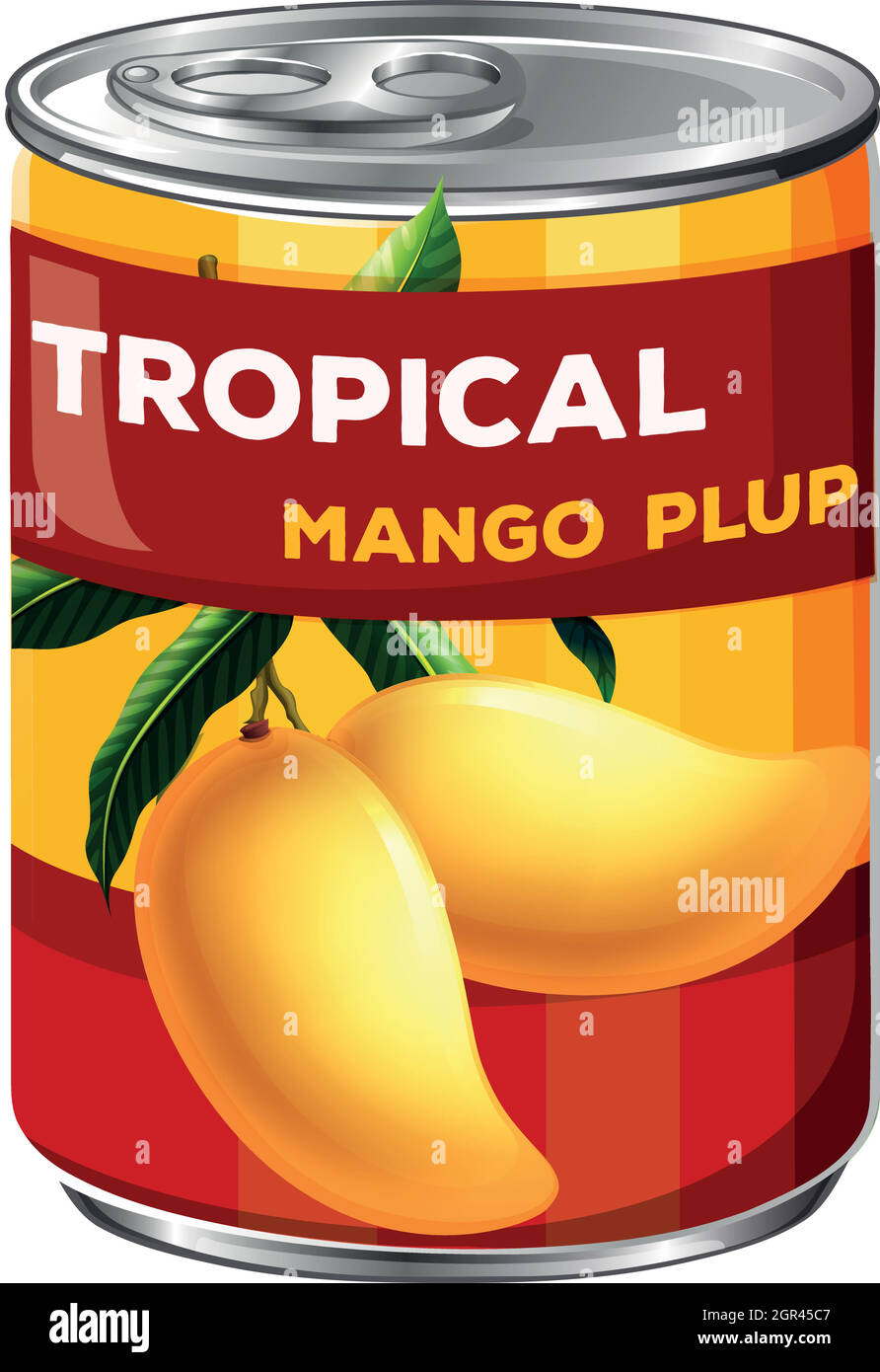 A Can of Mango Plup Stock Vector Image & Art - Alamy