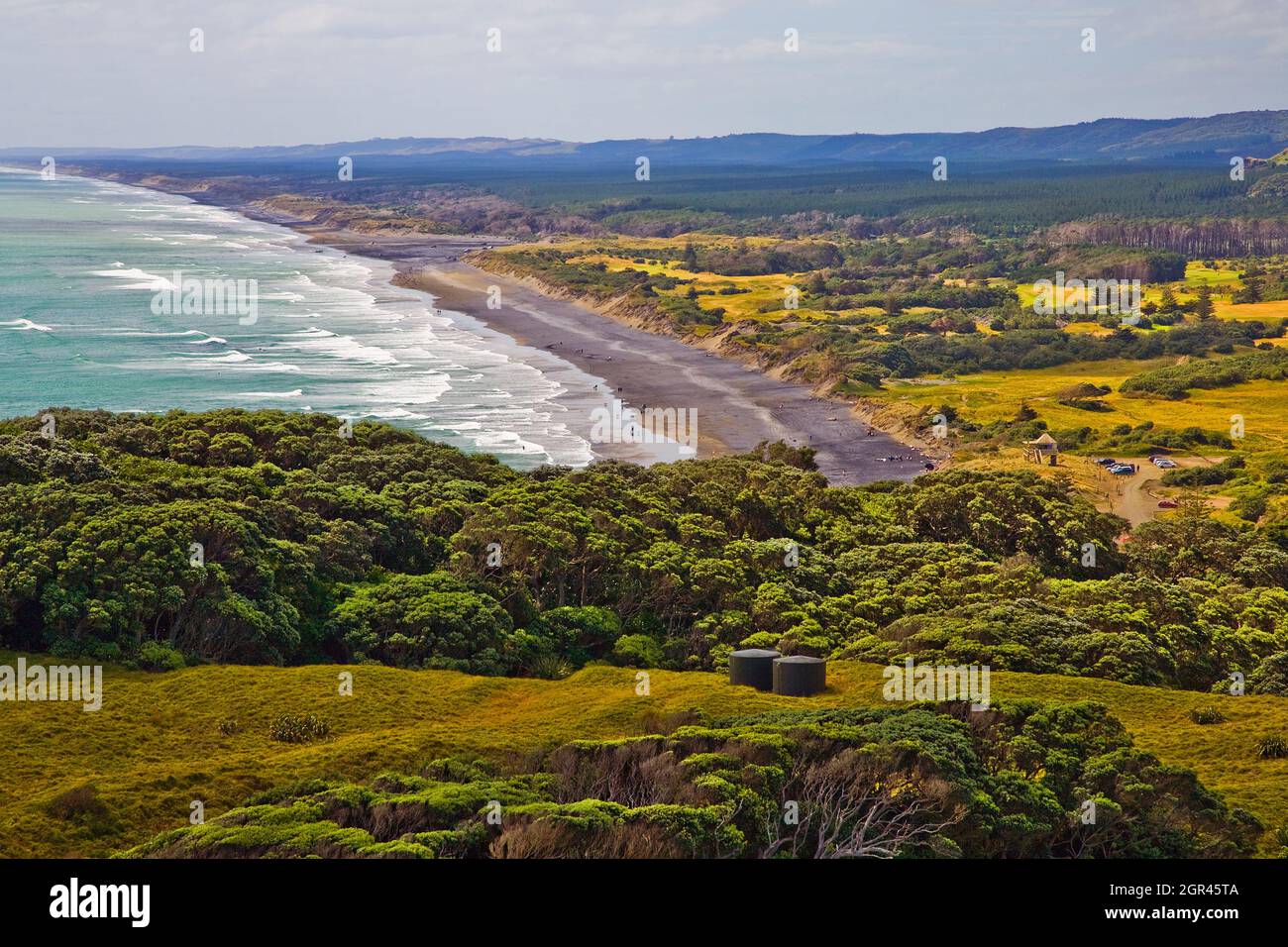 Muriwai surfing hi-res stock photography and images - Alamy