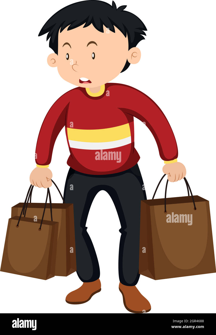 Male bags clipart hi-res stock photography and images - Alamy