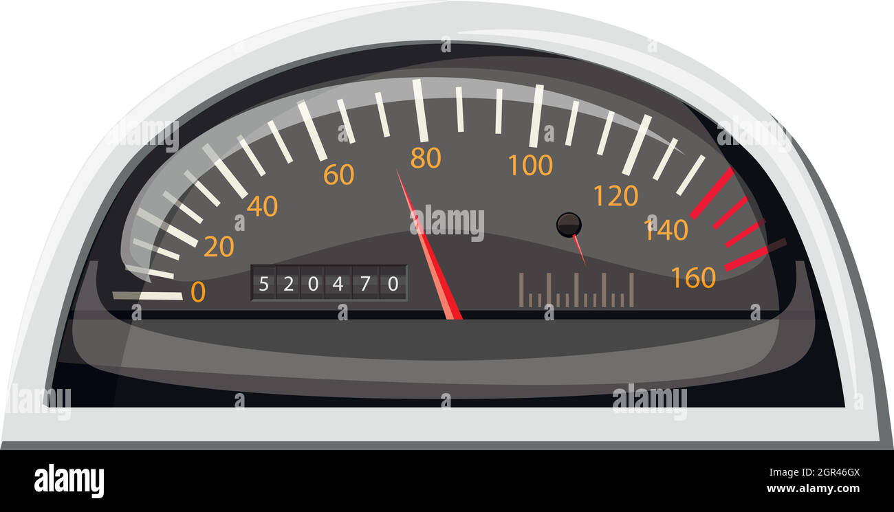 Small speedometer for car icon, cartoon style Stock Vector Image & Art ...