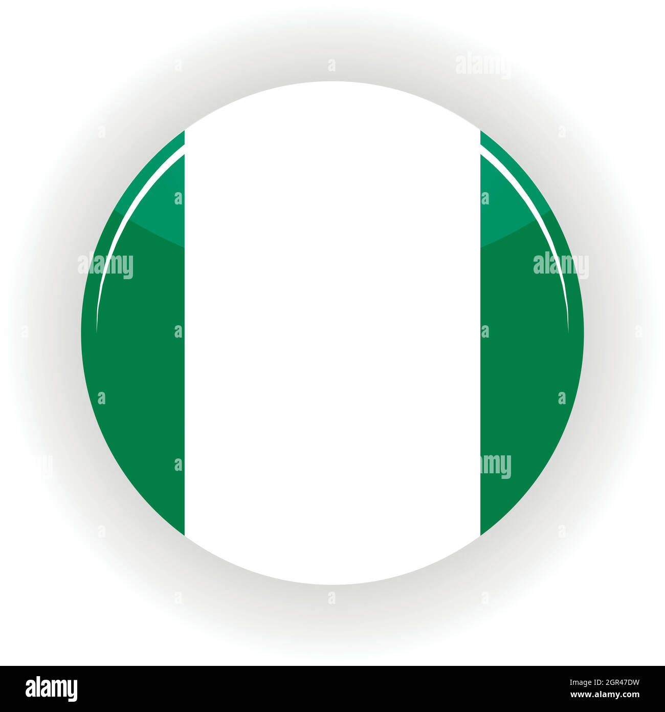 Federal Republic of Nigeria icon circle Stock Vector Image & Art - Alamy