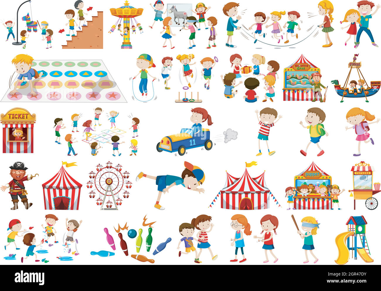 Entertainment kids Cut Out Stock Images & Pictures - Alamy