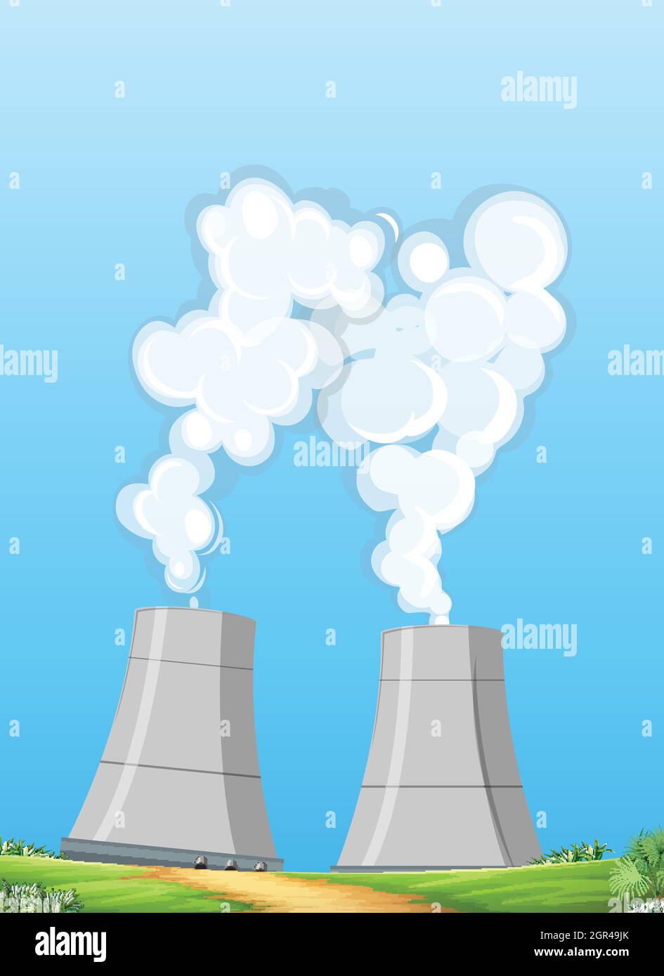 Blue and green smoke Stock Vector Images - Alamy