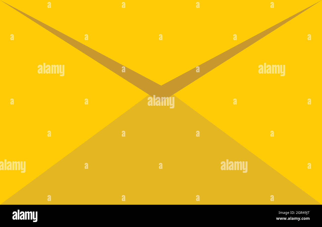 Paper letter icon, flat style Stock Vector Image & Art - Alamy