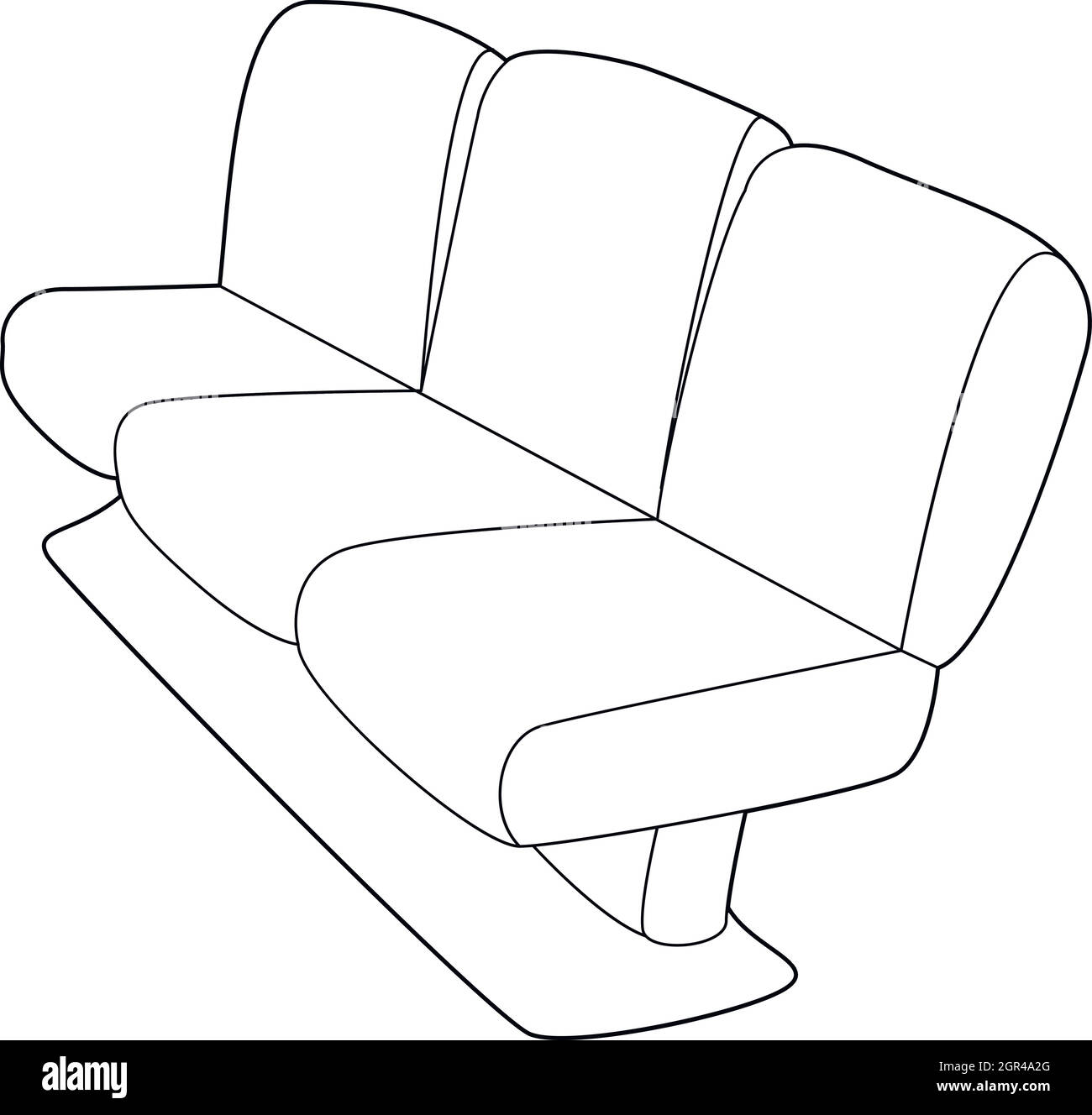 Business class seat Stock Vector Images - Alamy