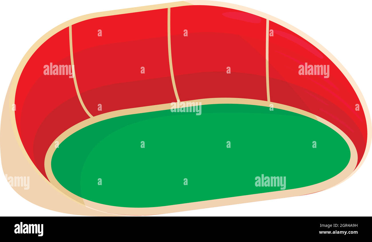 Oval stadium icon, cartoon style Stock Vector Image & Art - Alamy