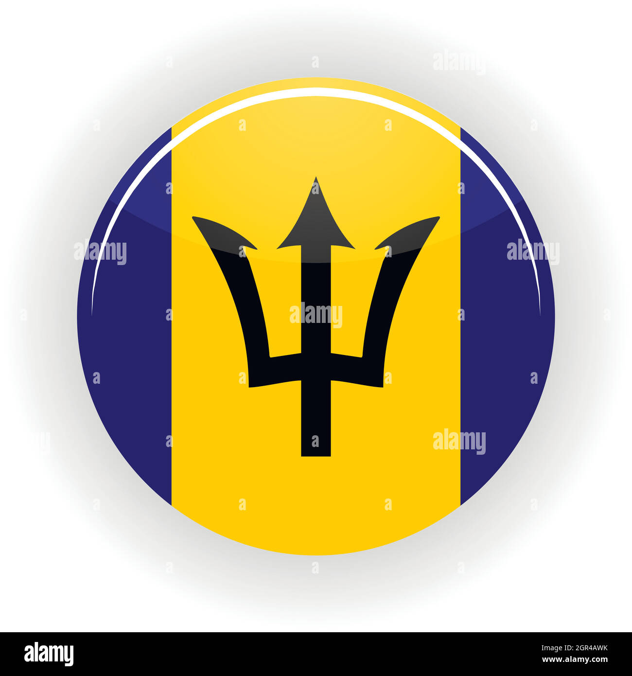 Barbados icon circle Stock Vector Image & Art - Alamy