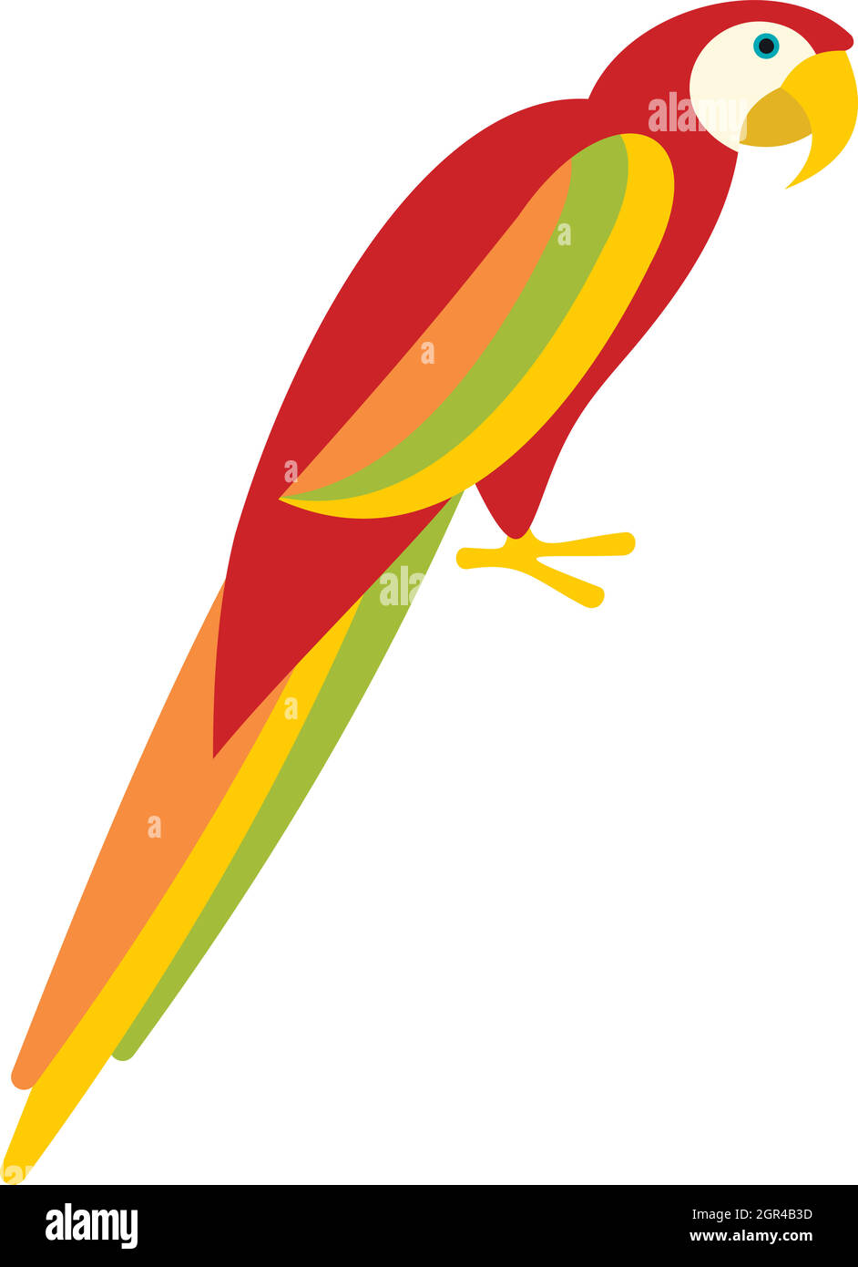 Parrot icon in flat style Stock Vector Image & Art - Alamy