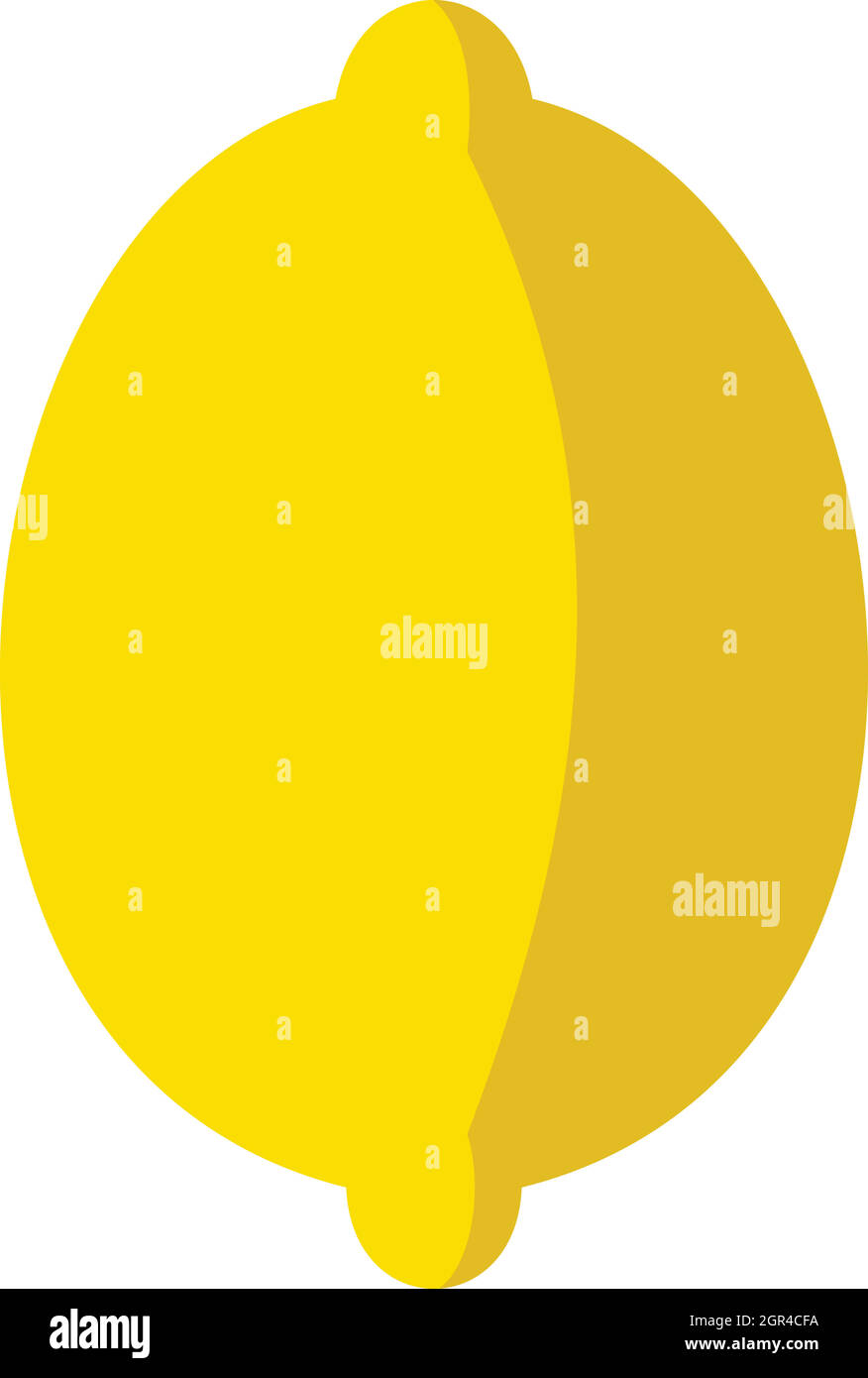 Lemon icon in flat style Stock Vector Image & Art - Alamy