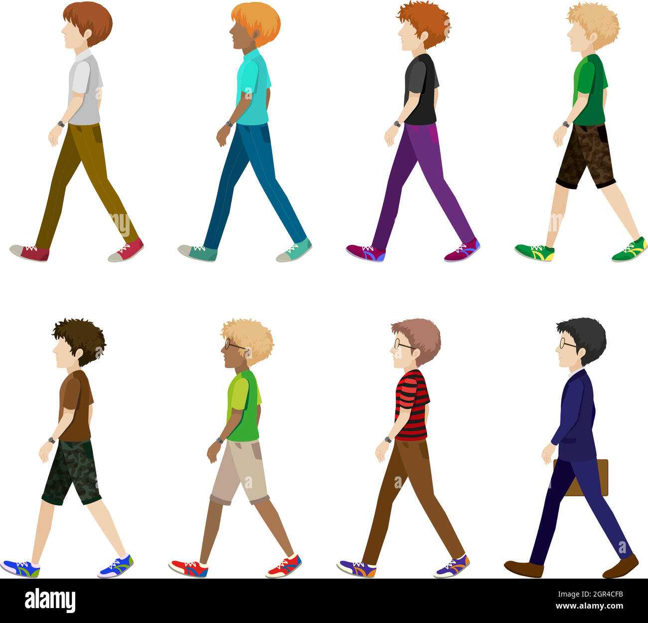 Side view faceless male Stock Vector Images - Alamy