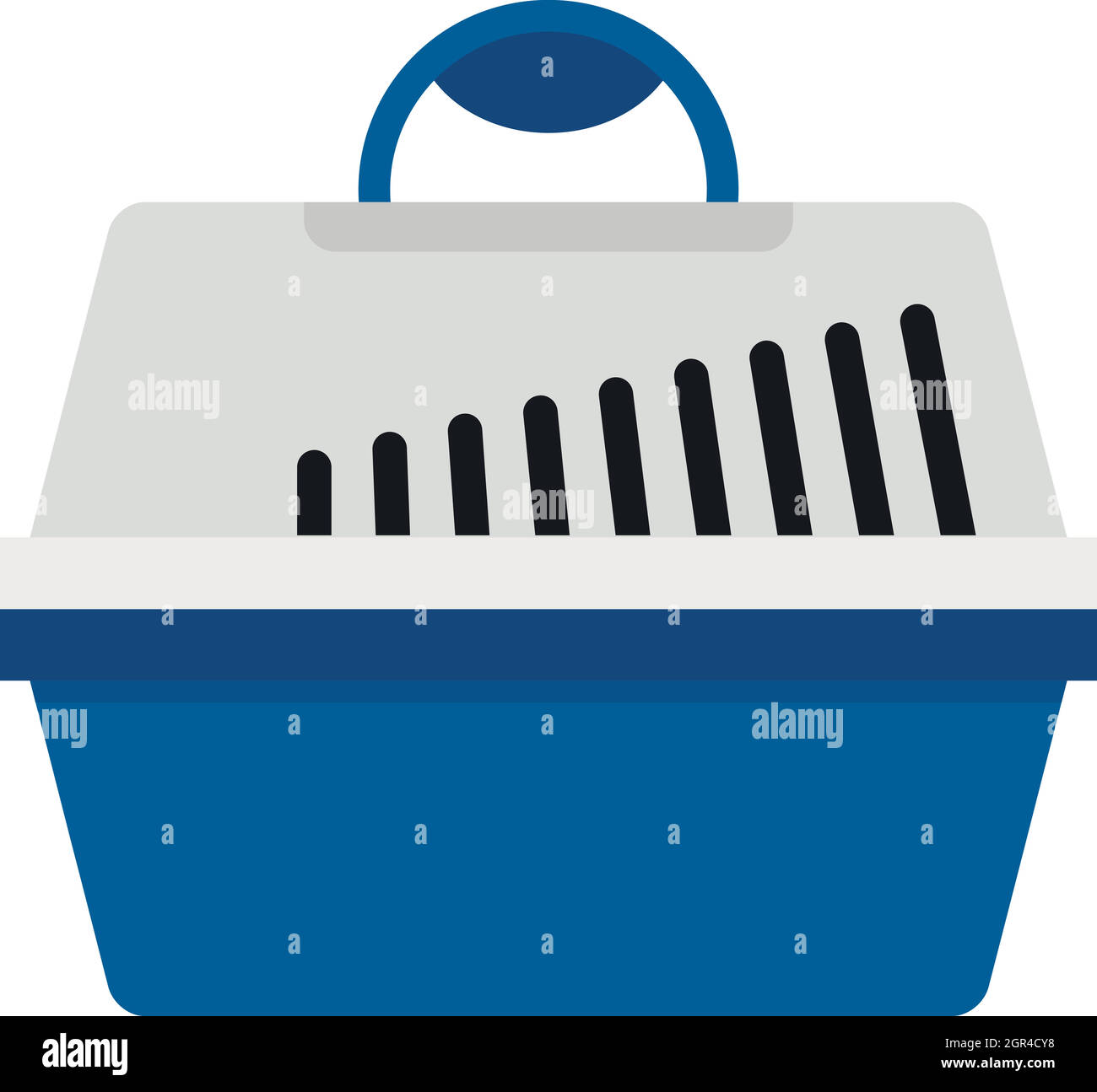 Plastic pet carrier icon, flat style Stock Vector Image & Art - Alamy
