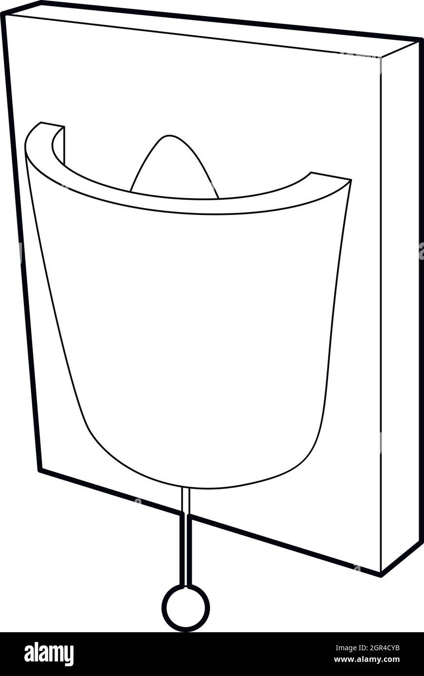 Electric wall lamp icon, outline style Stock Vector Image & Art - Alamy