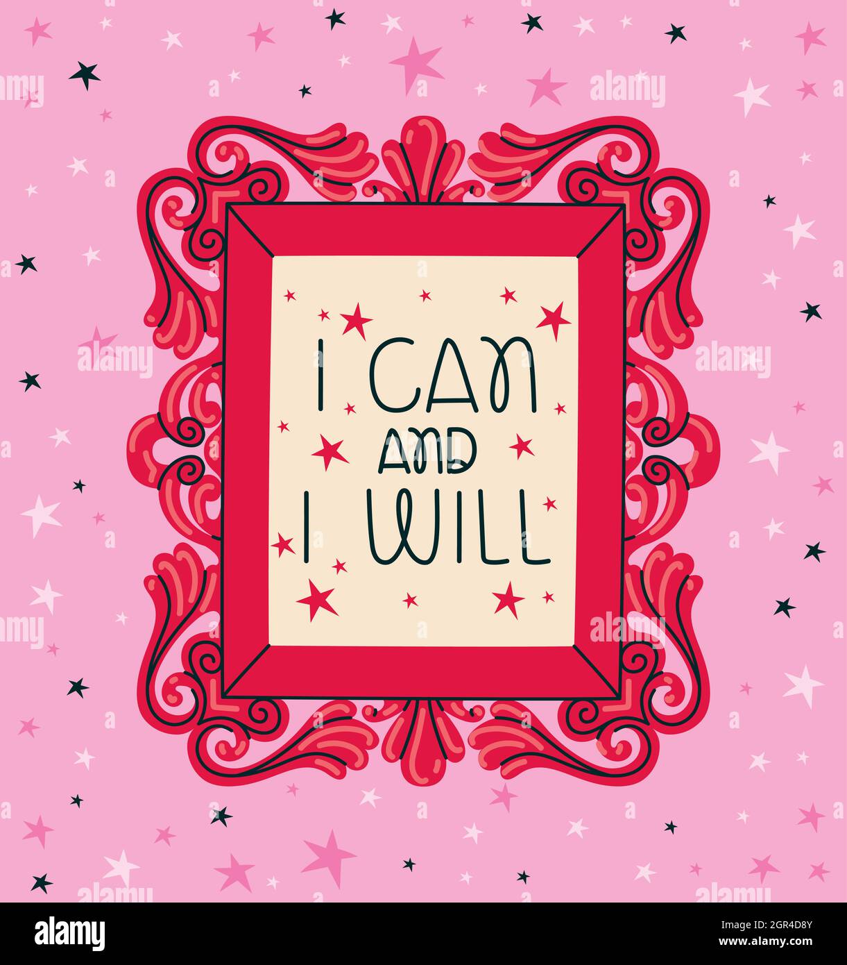 cute statement design Stock Vector Image & Art - Alamy