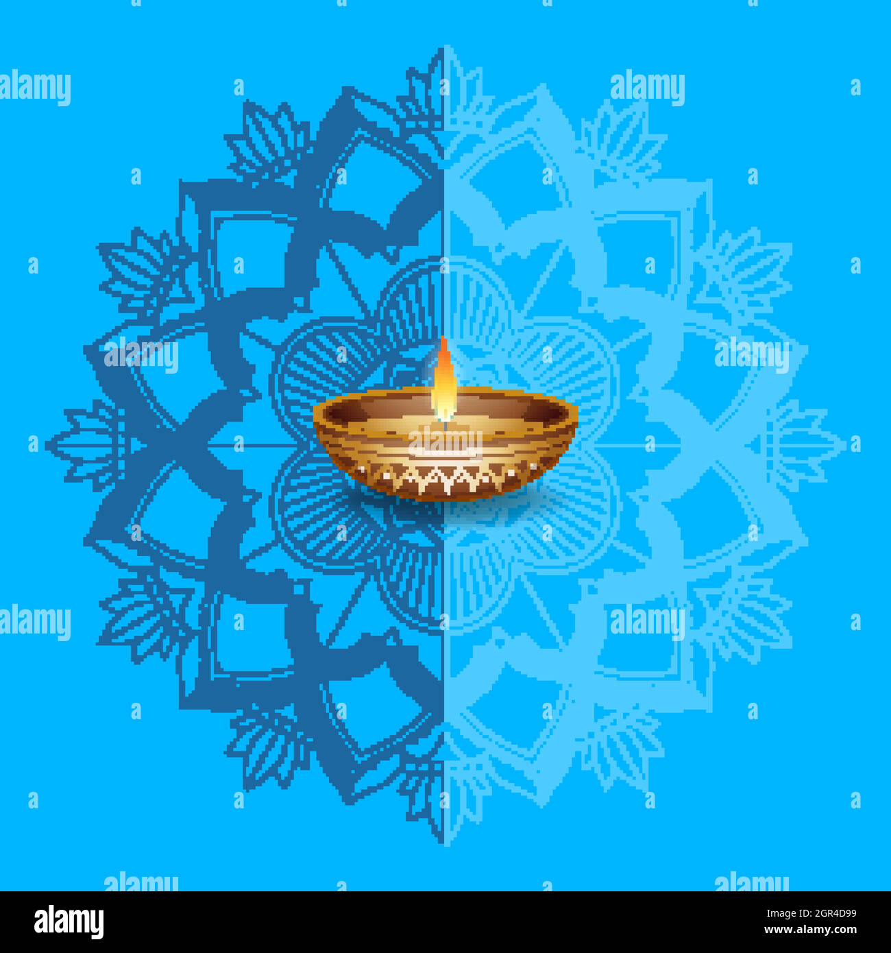 Mandala of light Stock Vector Images - Alamy