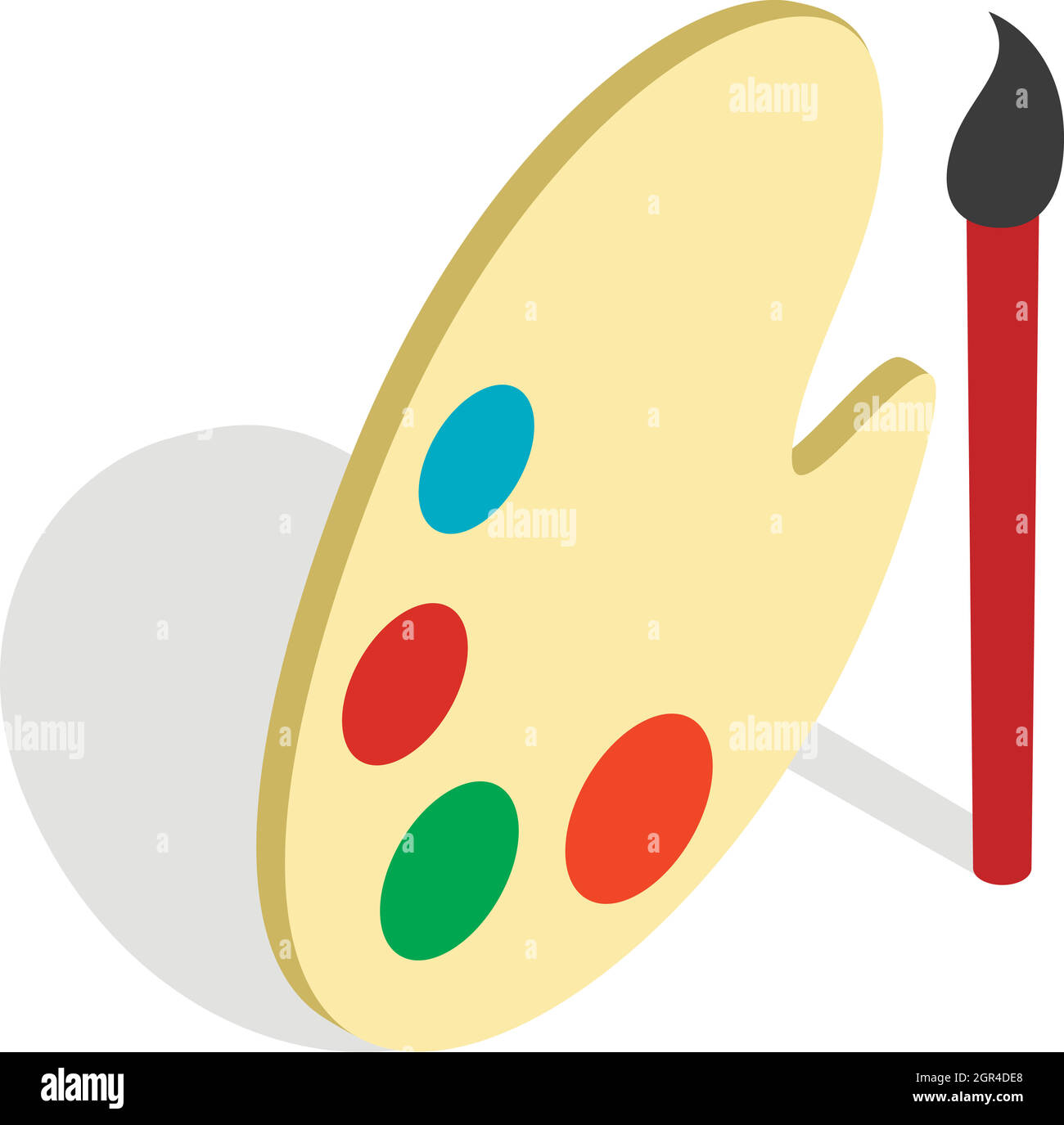 Paint box brush paints Stock Vector Images - Alamy