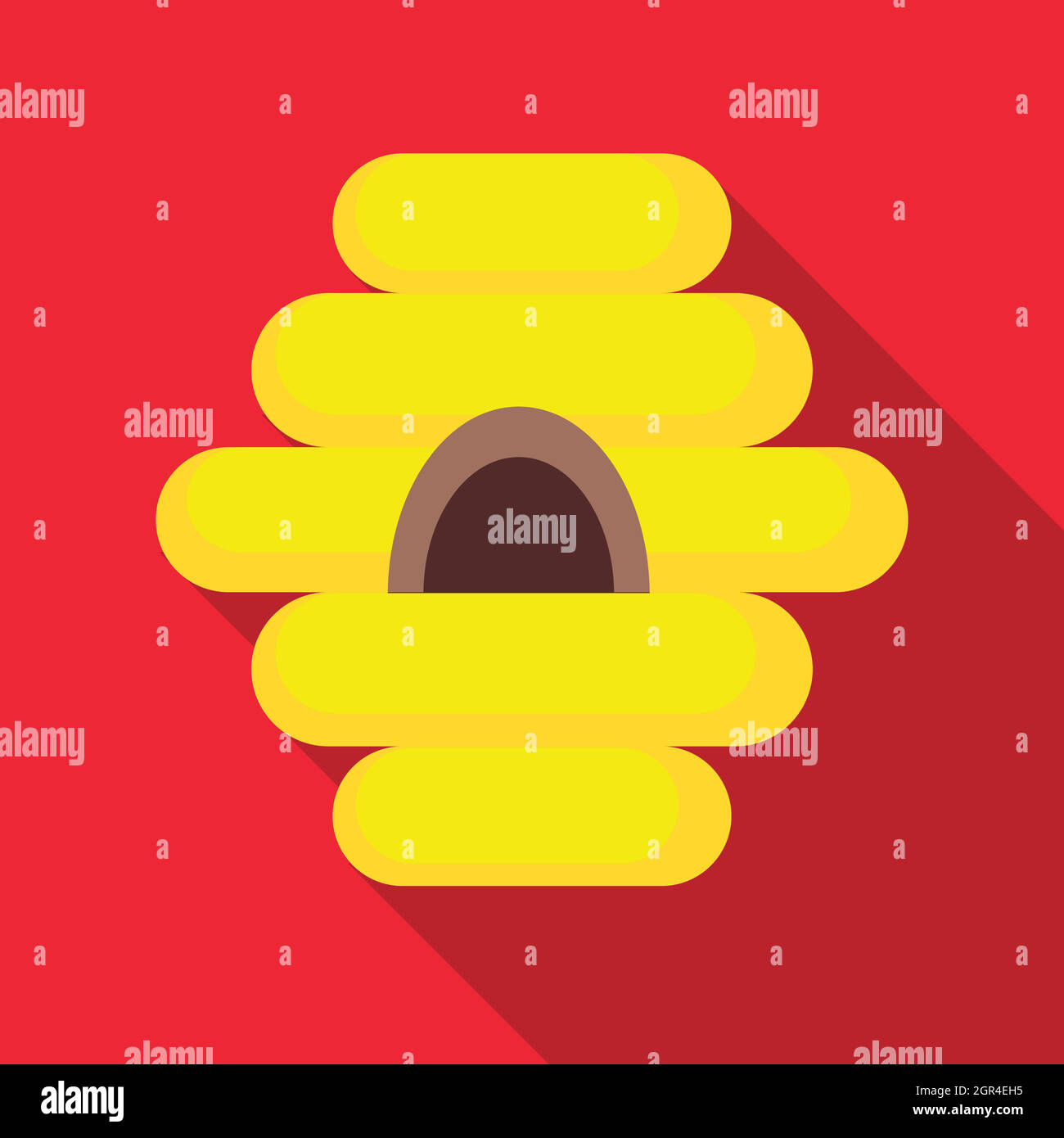 Bee house structure Stock Vector Images - Alamy