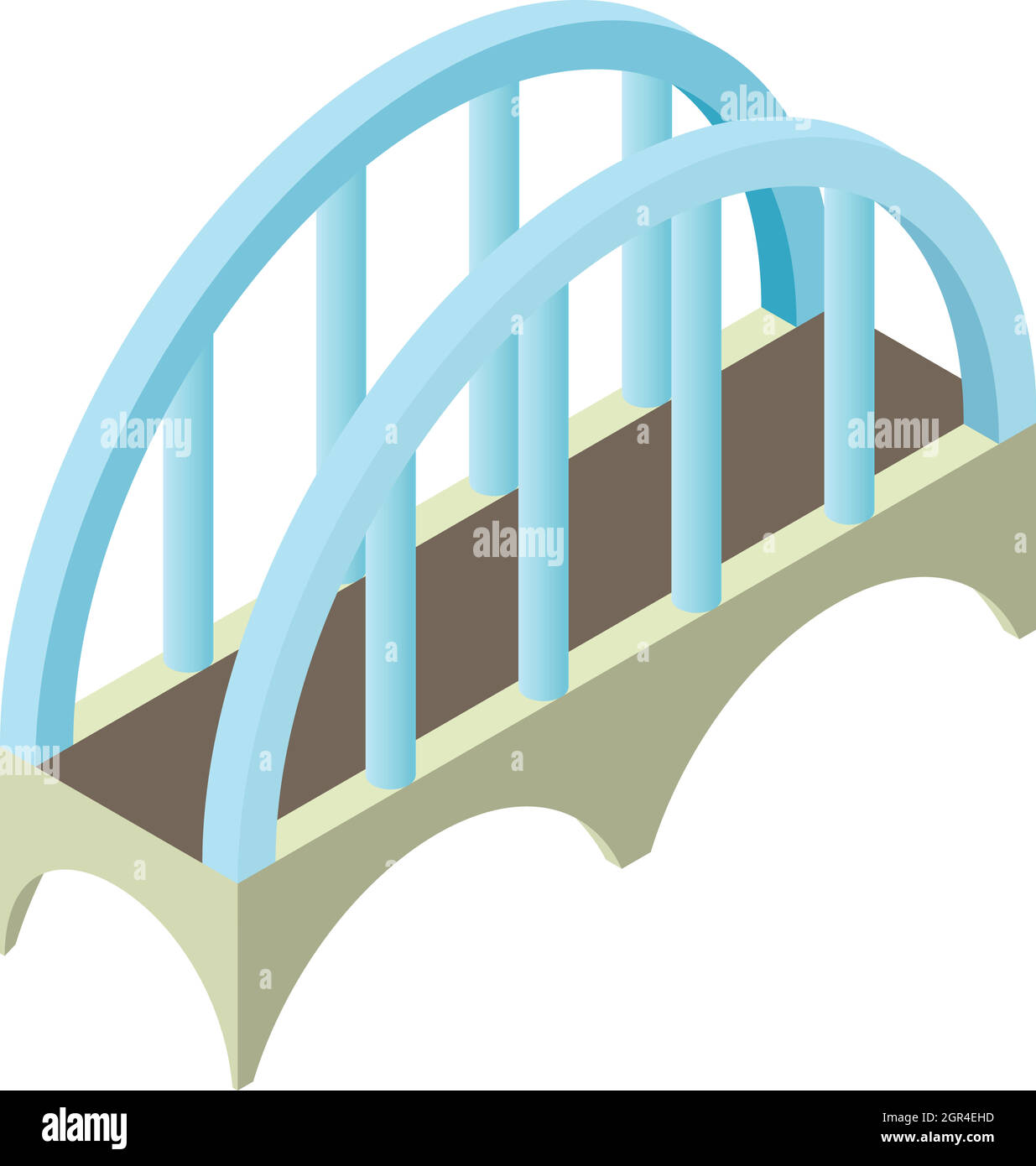 Big bridge icon, cartoon style Stock Vector Image & Art - Alamy