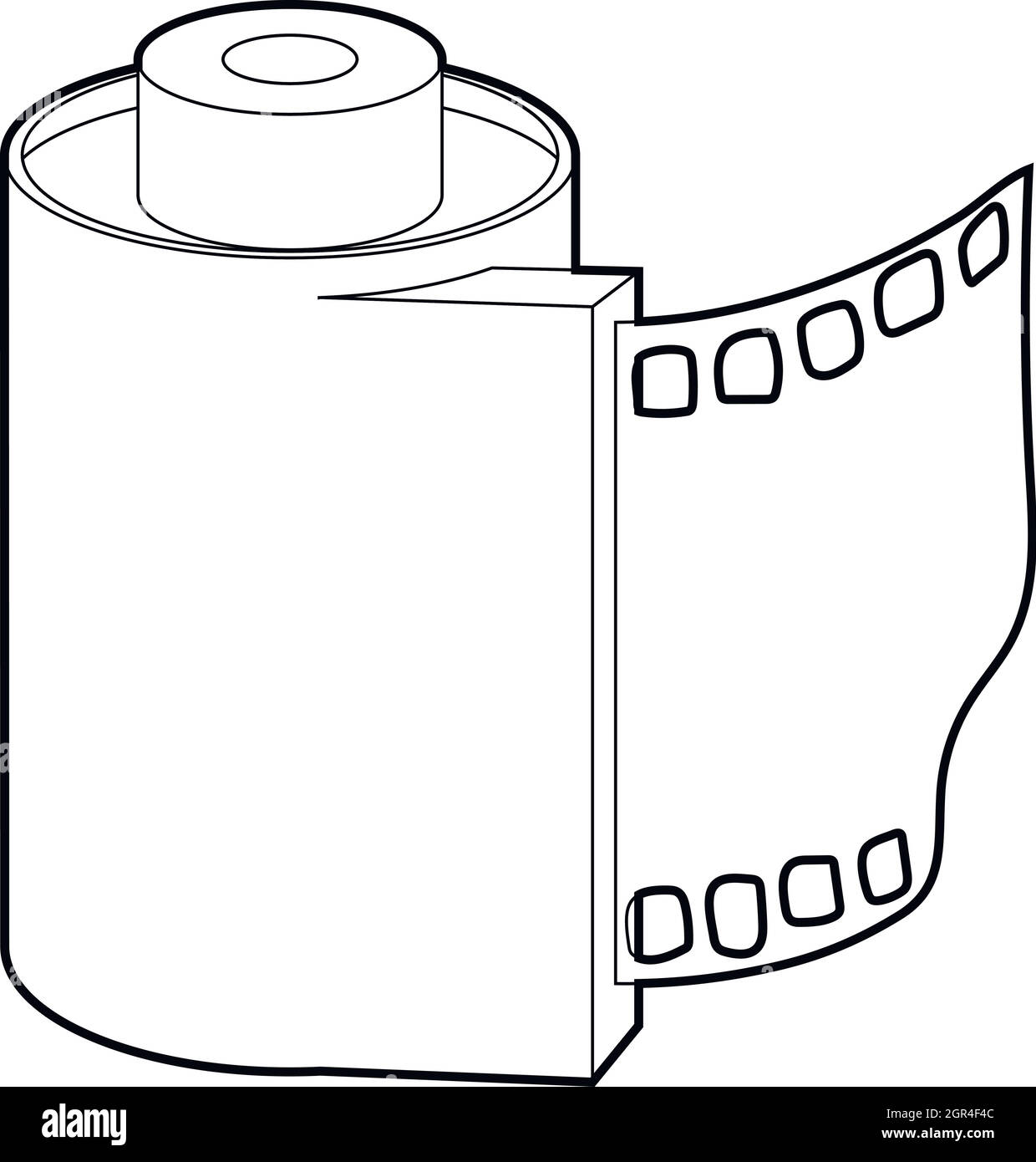 Film icon, outline style Stock Vector Image & Art - Alamy