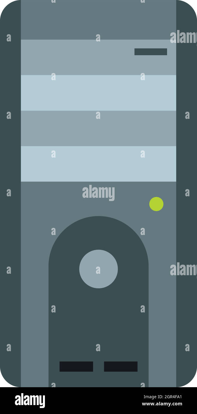 Cpu computer tower icon vector hi-res stock photography and images - Alamy